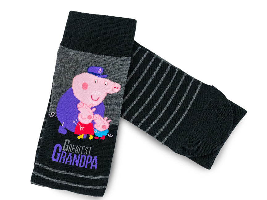 Exclusive Greatest Grandpa Pig Socks – Peppa Pig World