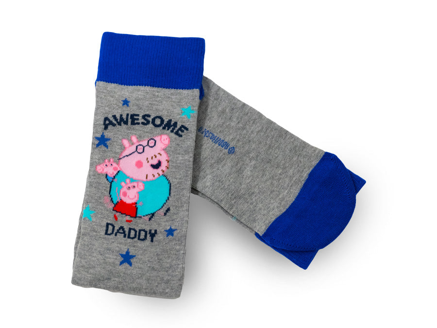 Exclusive Awesome Daddy Pig Socks – Peppa Pig World