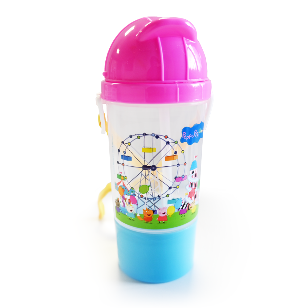Exclusive Peppa Sip and Snack Bottle – Peppa Pig World