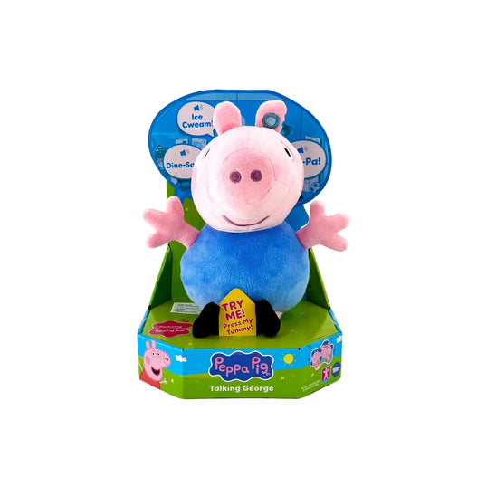 Talking George Pig Soft Toy – Peppa Pig World