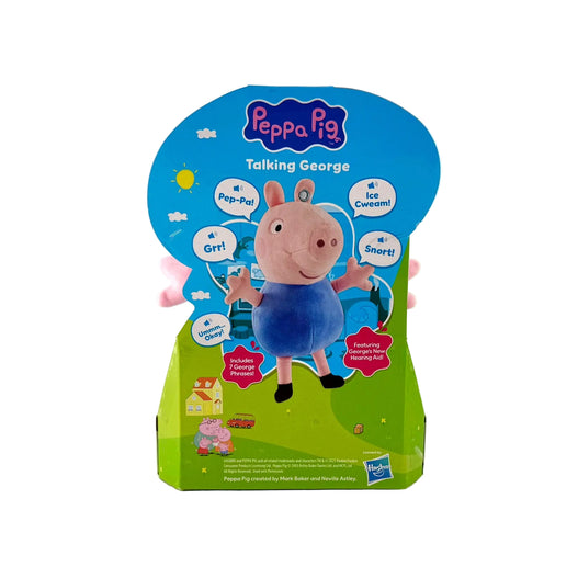 Talking George Pig Soft Toy – Peppa Pig World